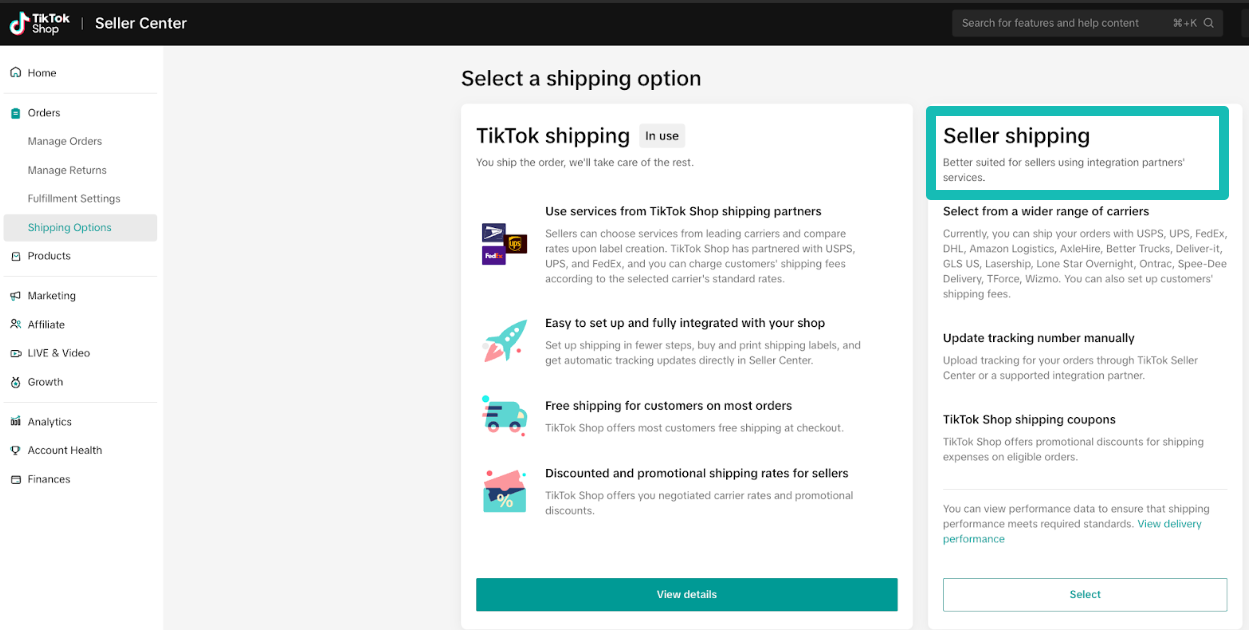 How do I set up shipping for TikTok? – Printful Help Center
